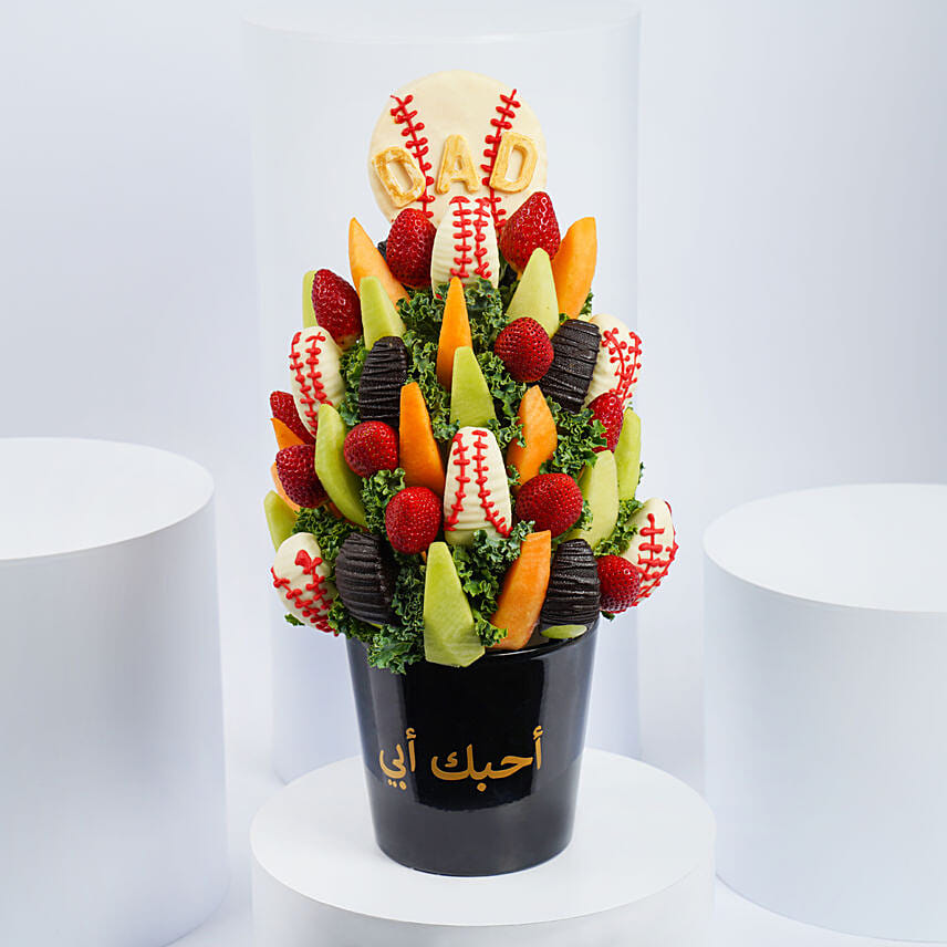 Order Love You Abba Fruit Arrangement Online | Same-Day Delivery UAE ...