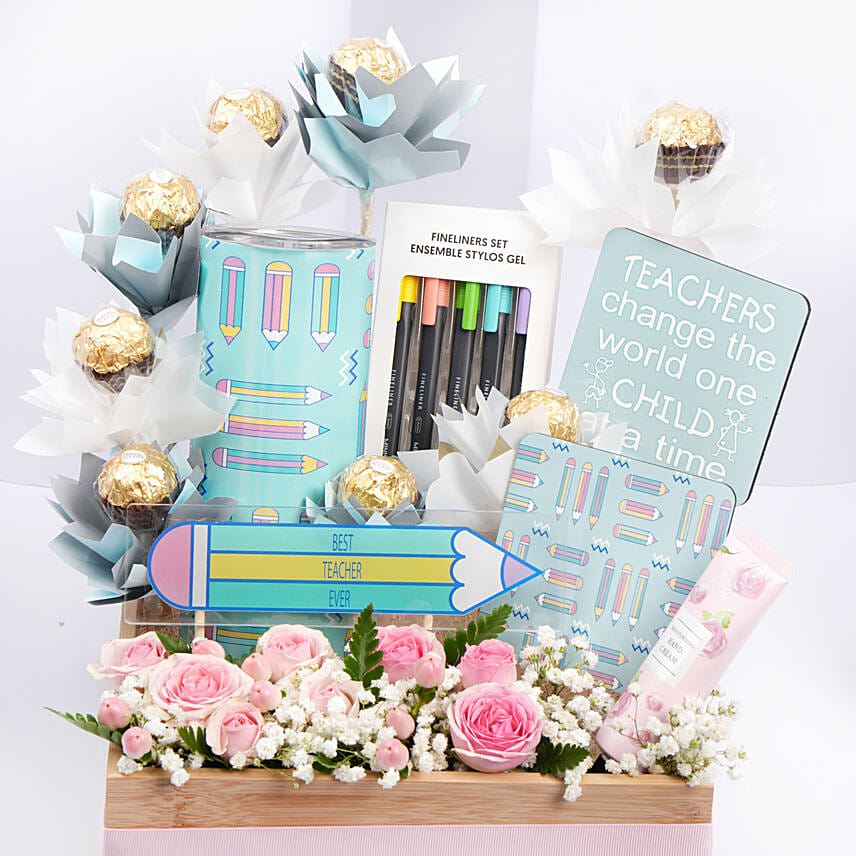 Order Best Teacher Ever Gift Hamper Online | Same-Day Delivery UAE - Fnp.ae
