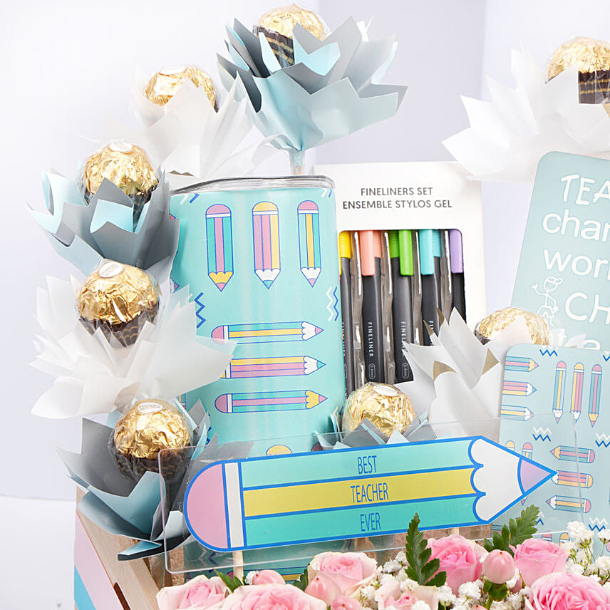 Order Best Teacher Ever Gift Hamper Online | Same-Day Delivery UAE - Fnp.ae
