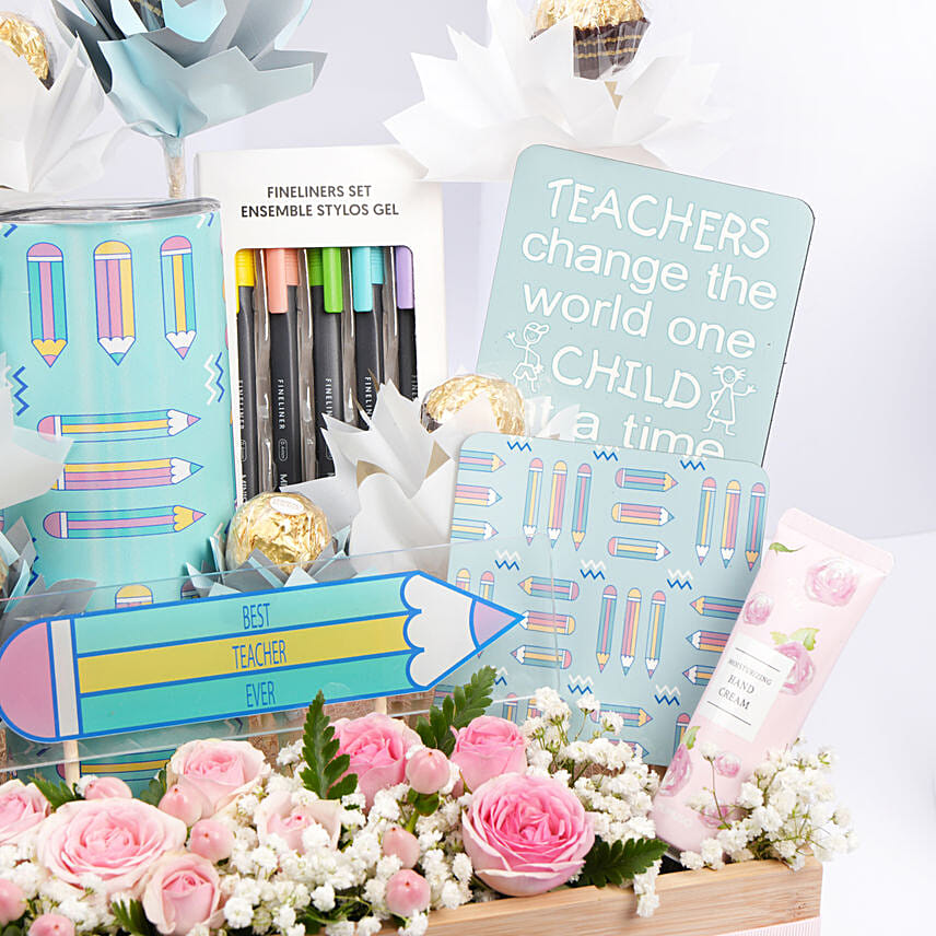 Order Best Teacher Ever Gift Hamper Online | Same-Day Delivery UAE - Fnp.ae