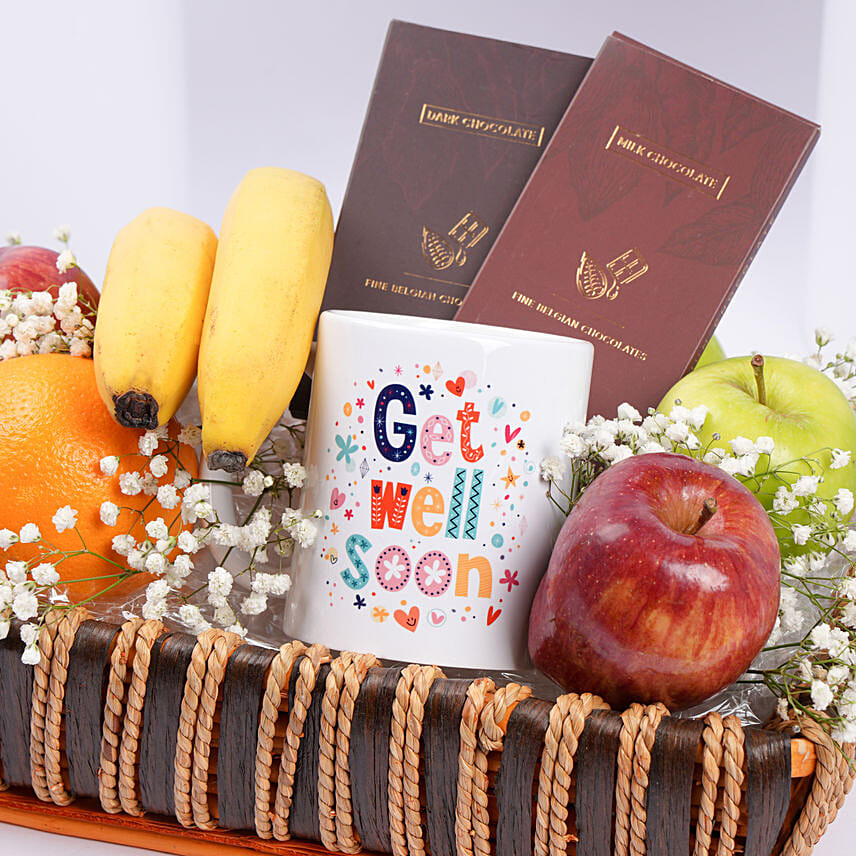 Order Get Well Soon Fruit Basket Online | Same-Day Delivery UAE - Fnp.ae