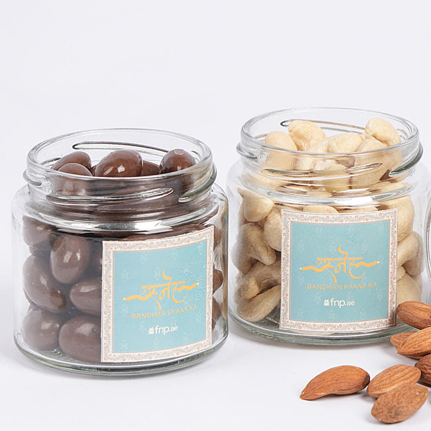 Order Dry Fruits Jar Trio Online | Same-Day Delivery UAE - Fnp.ae
