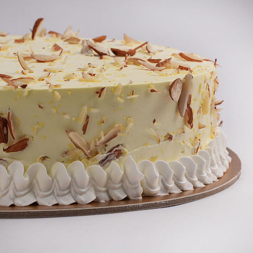 Order Eggless Almond Studded Vanilla Delight Half Kg Online | Same-Day ...