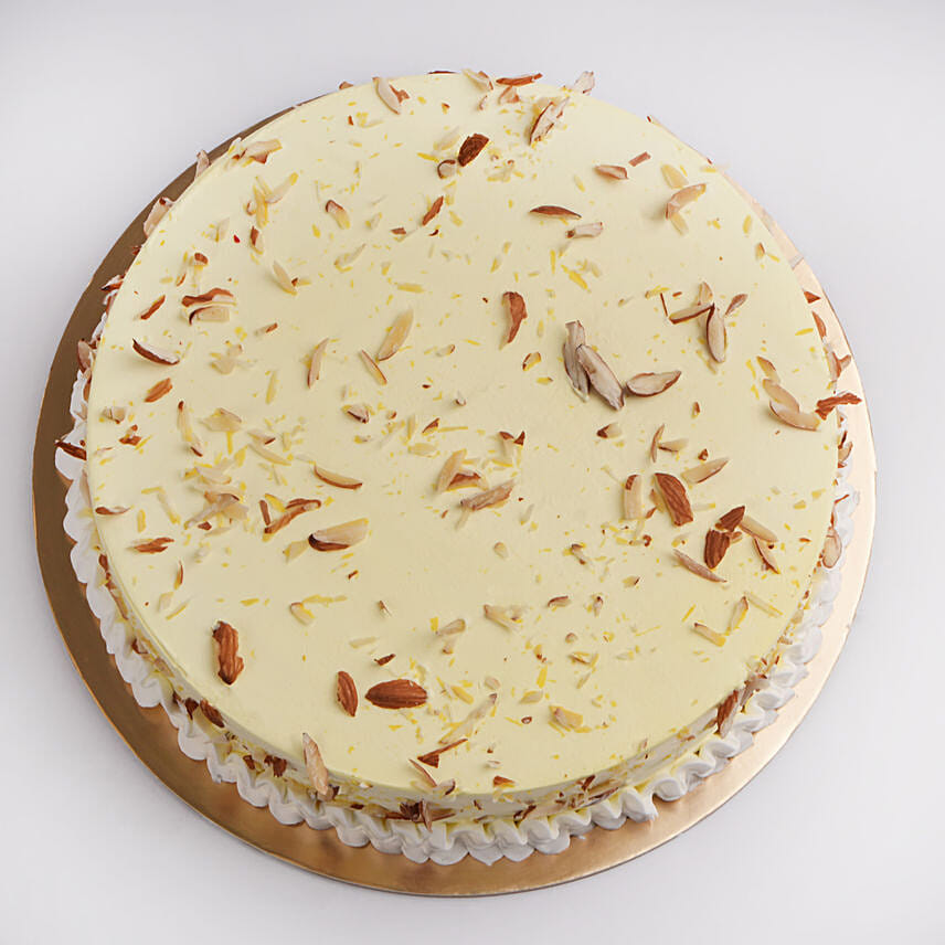 Order Eggless Almond Studded Vanilla Delight Half Kg Online | Same-Day ...