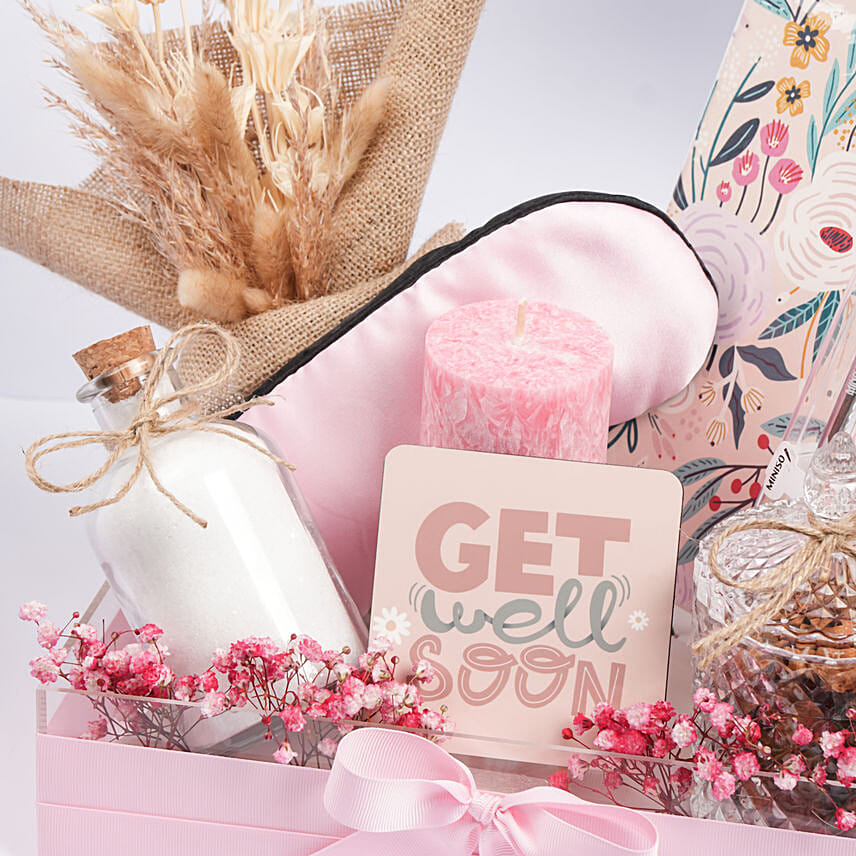 Online Pink Healing Hug Hamper Gift Delivery in UAE - FNP