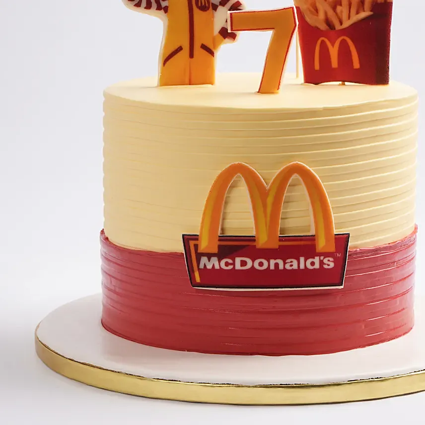 Order McDonald Birthday Delight Red Velvet Cake Online | Same-Day Delivery UAE - Fnp.ae
