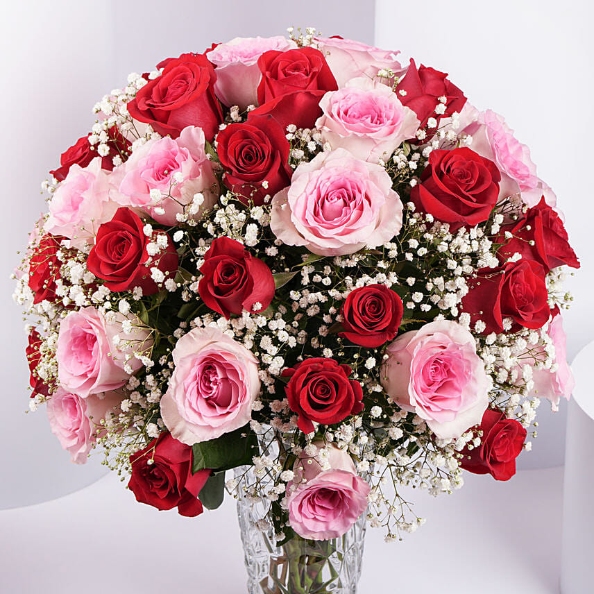 Order Rhapsody of 50 roses Online | Same-Day Delivery UAE - Fnp.ae