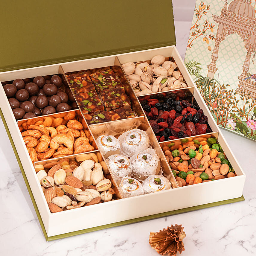 Order Diwali Joy Sweets And Dryfruits Box Online | Same-Day Delivery ...