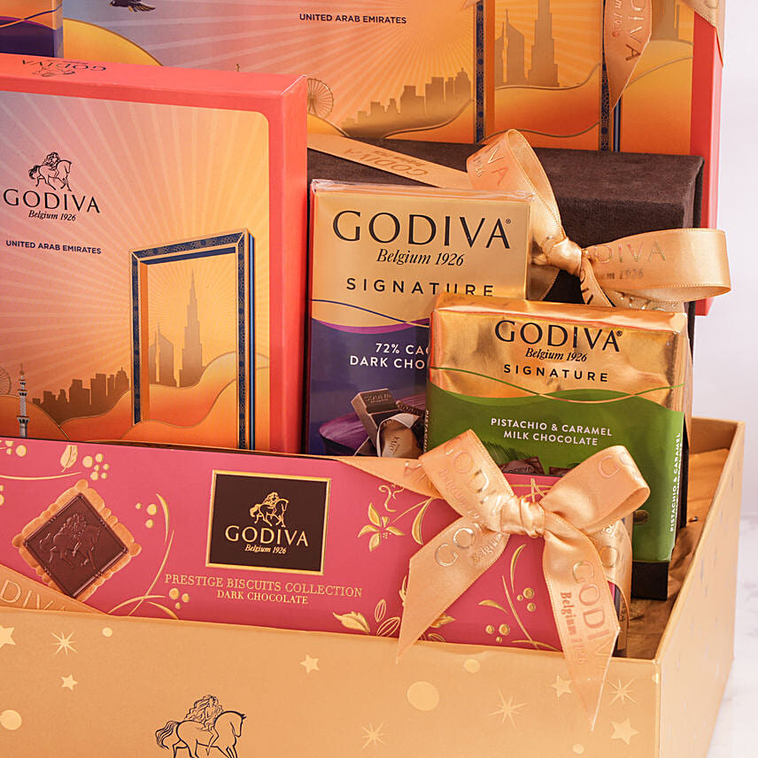 Online Godiva Luxury Hamper Medium Gift Delivery in UAE - FNP