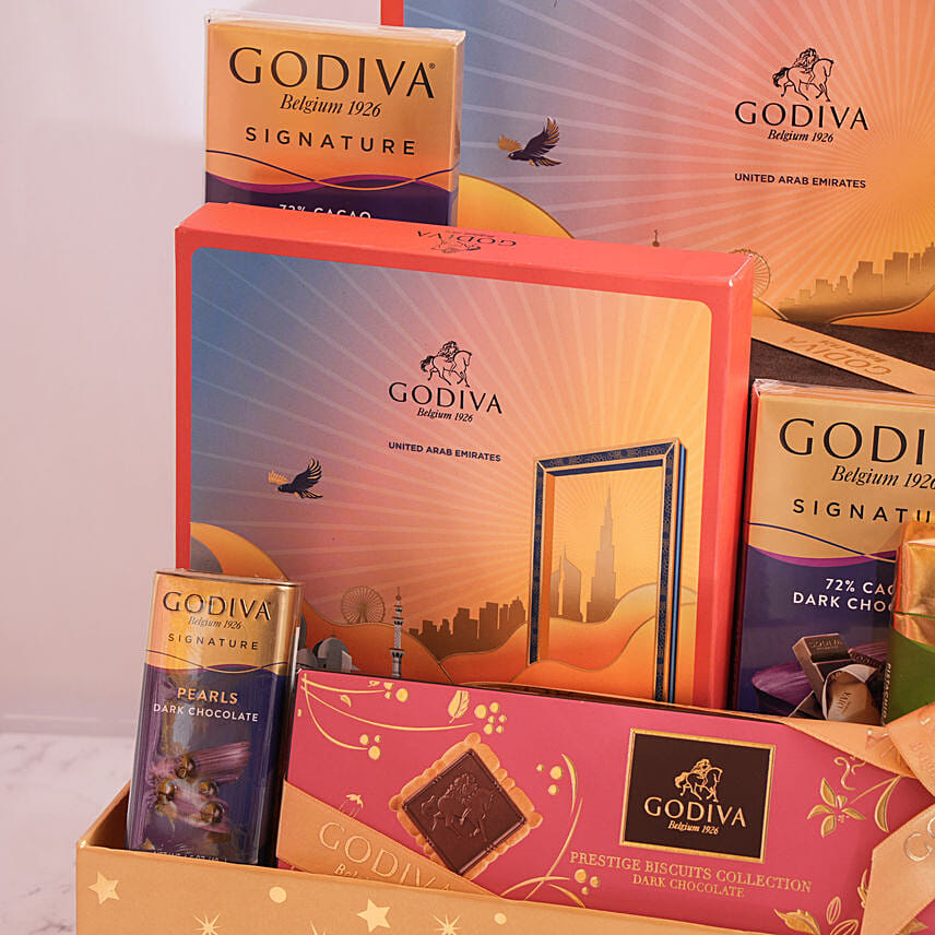 Order Godiva Luxury Hamper Medium Online | Same-Day Delivery UAE - Fnp.ae