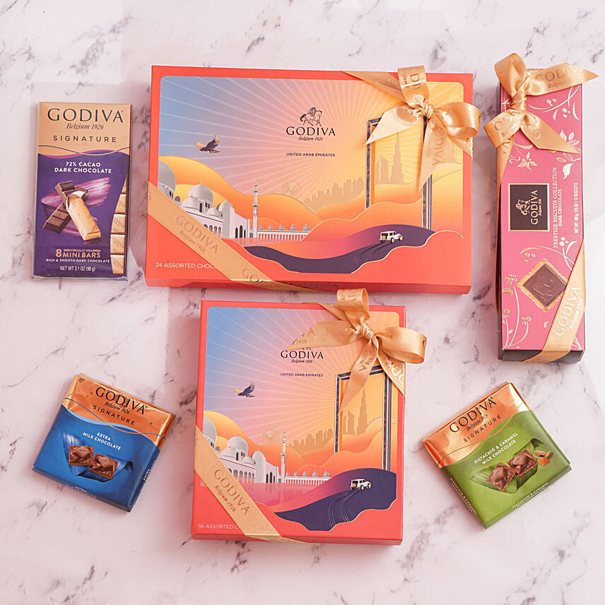 Order Godiva Luxury Hamper Small Online | Same-Day Delivery UAE - Fnp.ae