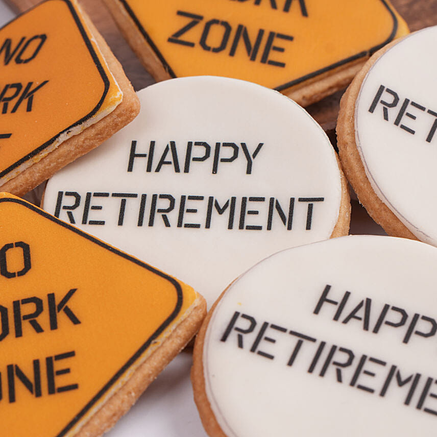 Order Happy Retirement Cookies 6 Pcs Online | Same-Day Delivery UAE ...