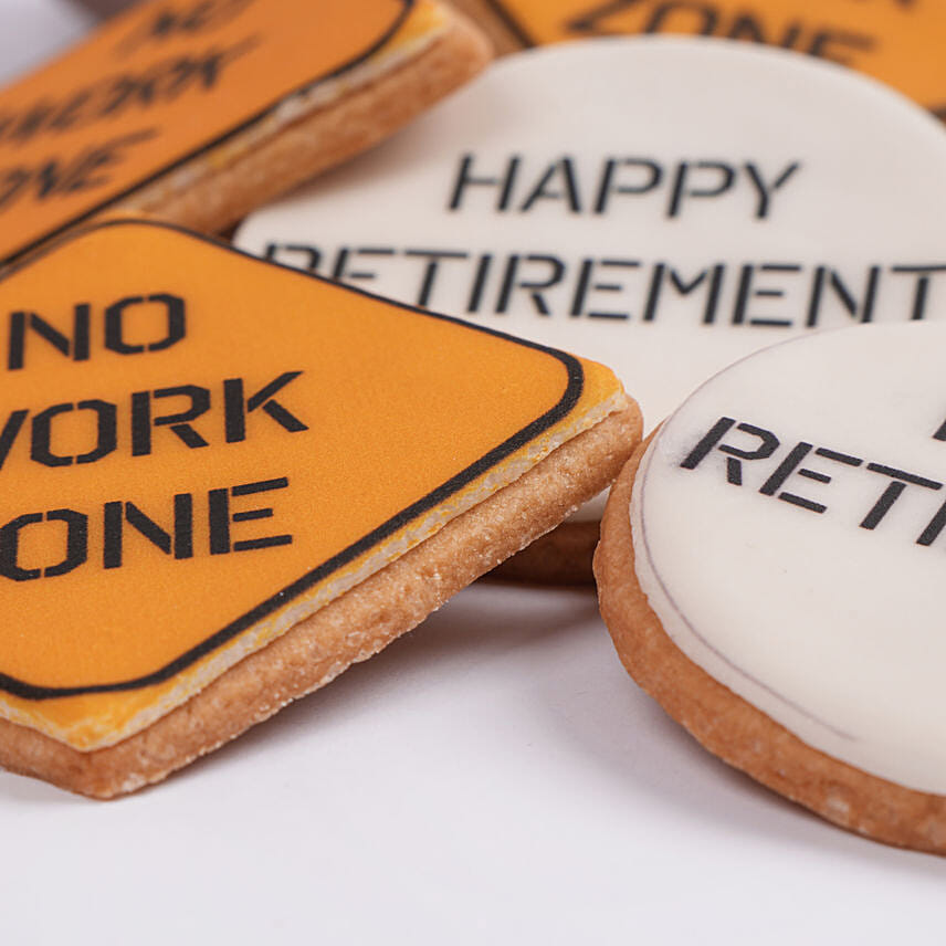 Order Happy Retirement Cookies 6 Pcs Online | Same-Day Delivery UAE ...