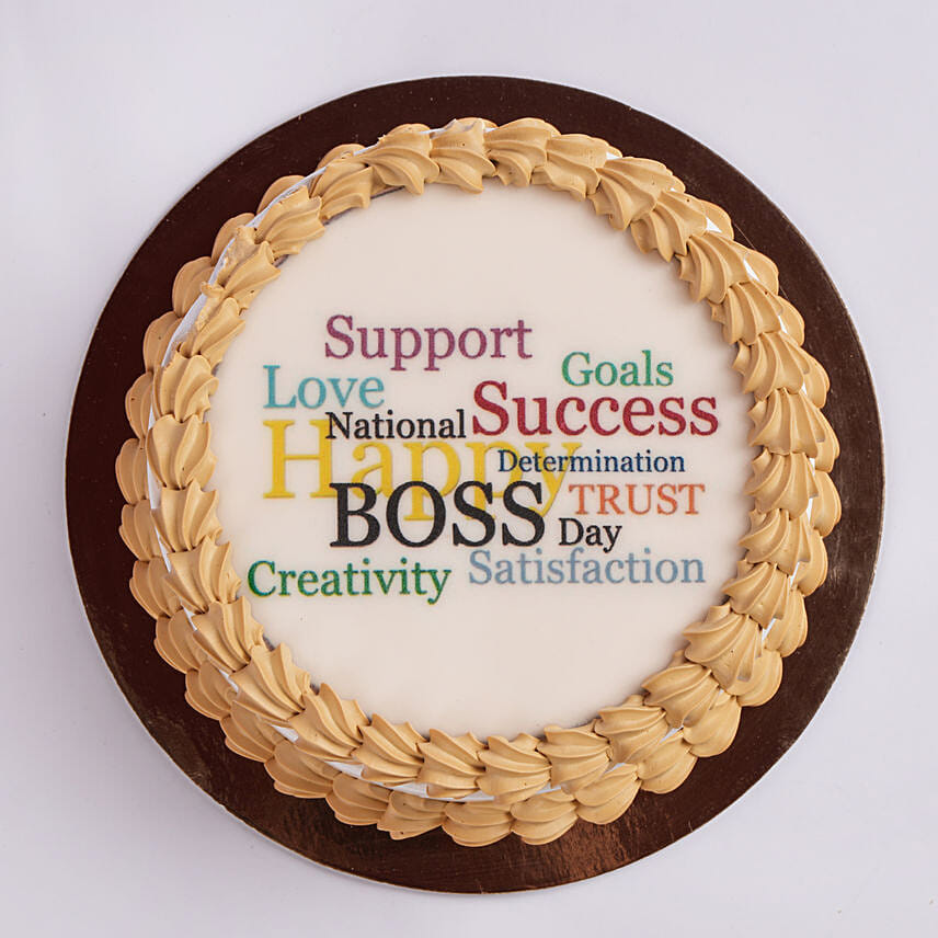 Online Leadership Delight Vanilla One Kg Cake Gift Delivery in UAE - FNP