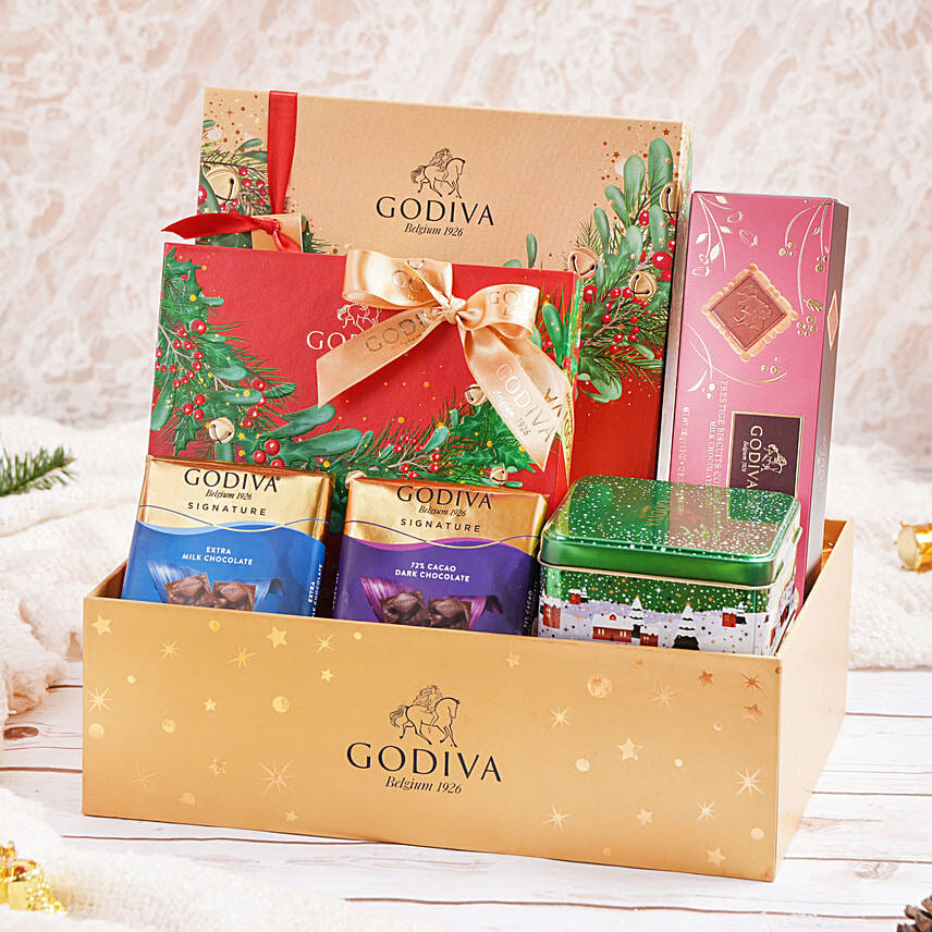 Order Godiva Holiday Sparkle Hamper Small Online | Same-Day Delivery ...