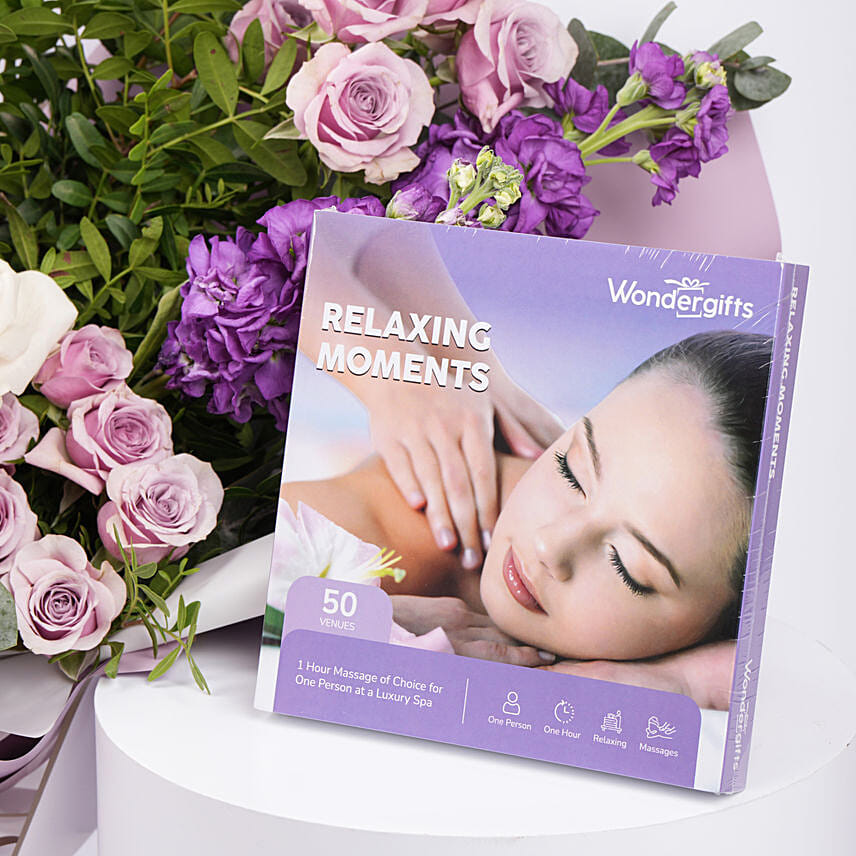 Order Wondergifts Relaxing Moments Voucher In Bouquet Online | Same-Day ...