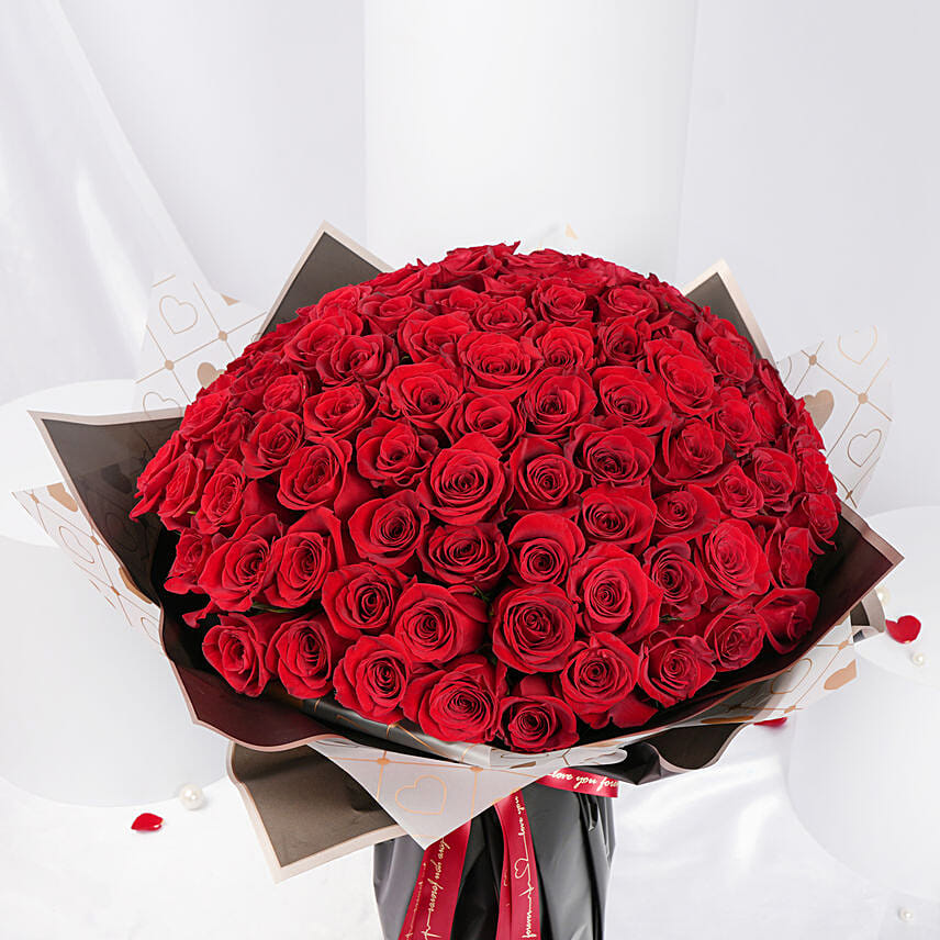 Order Forever Yours 111 Red Roses Bouquet Online | Same-Day Delivery ...