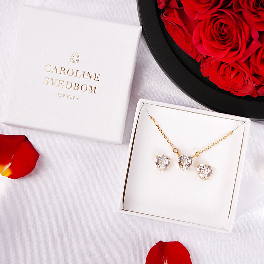 Order Caroline Svedbom Valentina Heart Swarovski Crystals & Roses ...