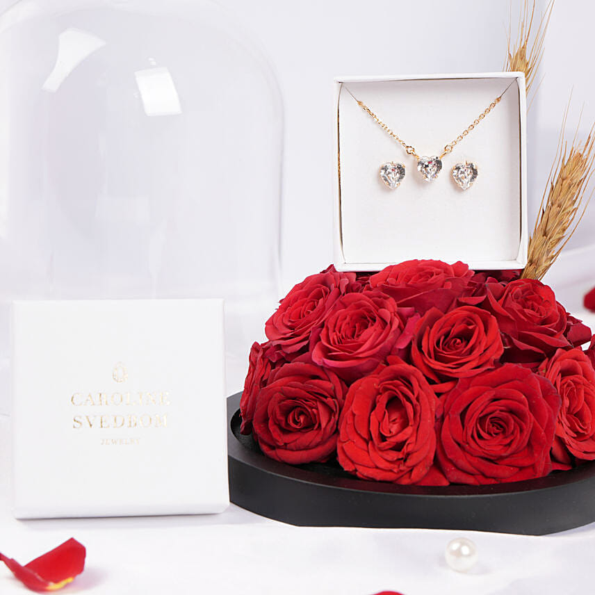 Order Caroline Svedbom Valentina Heart Swarovski Crystals & Roses ...