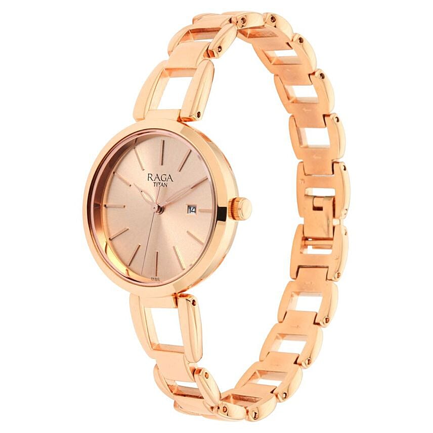 Order Titan Raga Rose Gold Watch for Her Online | Same-Day Delivery UAE ...
