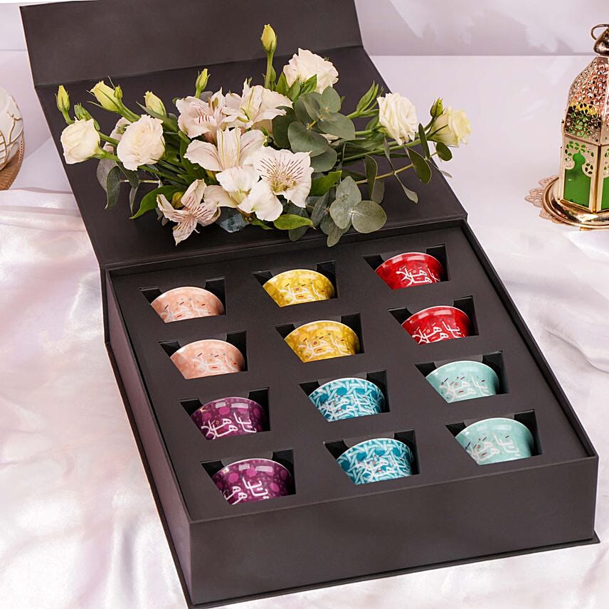 Order Gift Set of 12 Khaizaran Arabic Coffee Cups Online | Same-Day ...