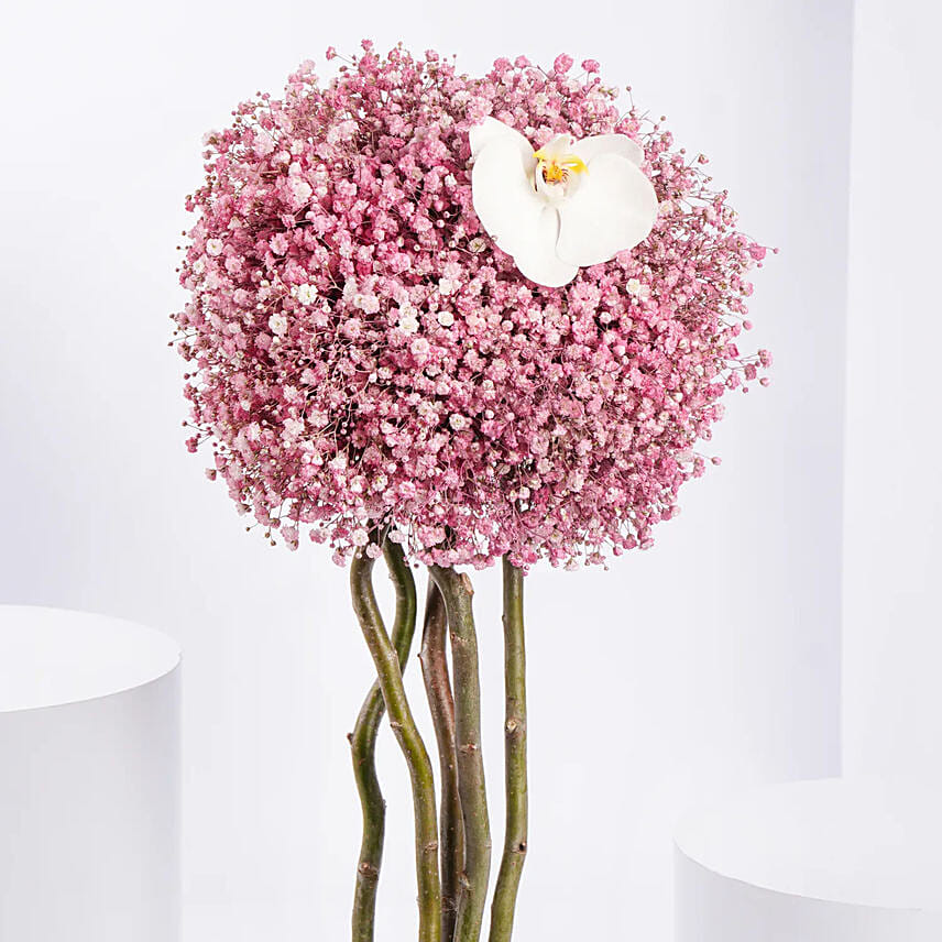 Order Pink Gypso Beauty Arrangement Online | Same-Day Delivery UAE - Fnp.ae