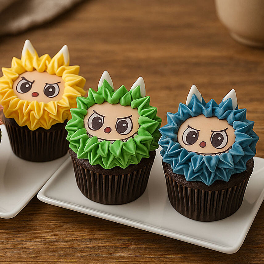 Order Labubu Colorful Cupcakes Online | Same-Day Delivery UAE - Fnp.ae