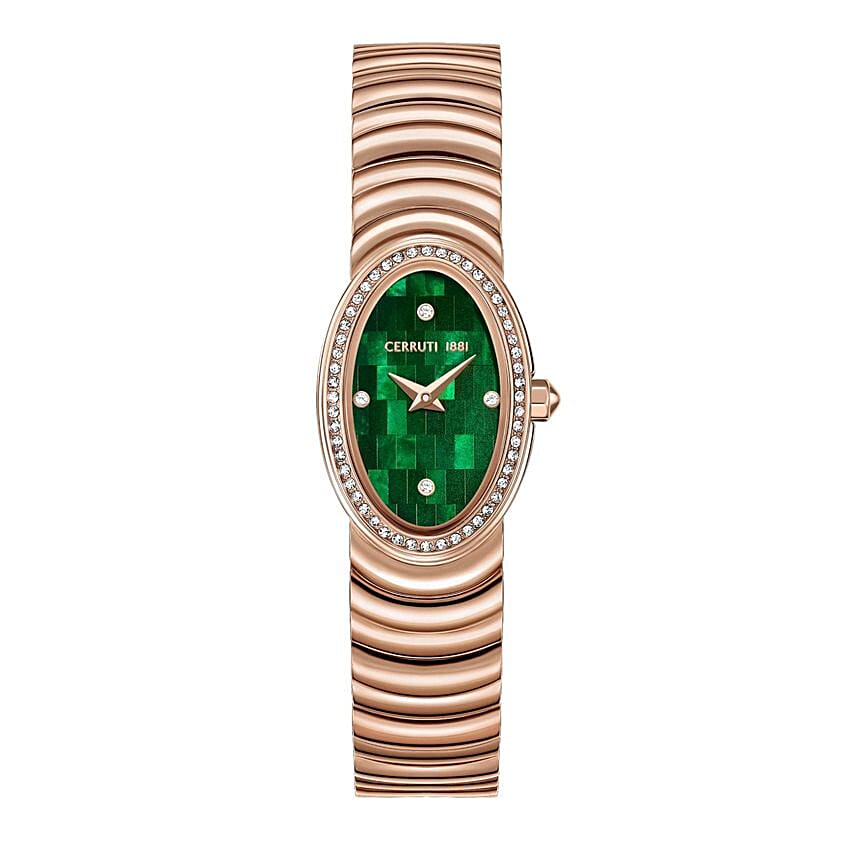 Order Cerruti 1881 Green MOP Luxury Watch Gift For Her Online | Same ...