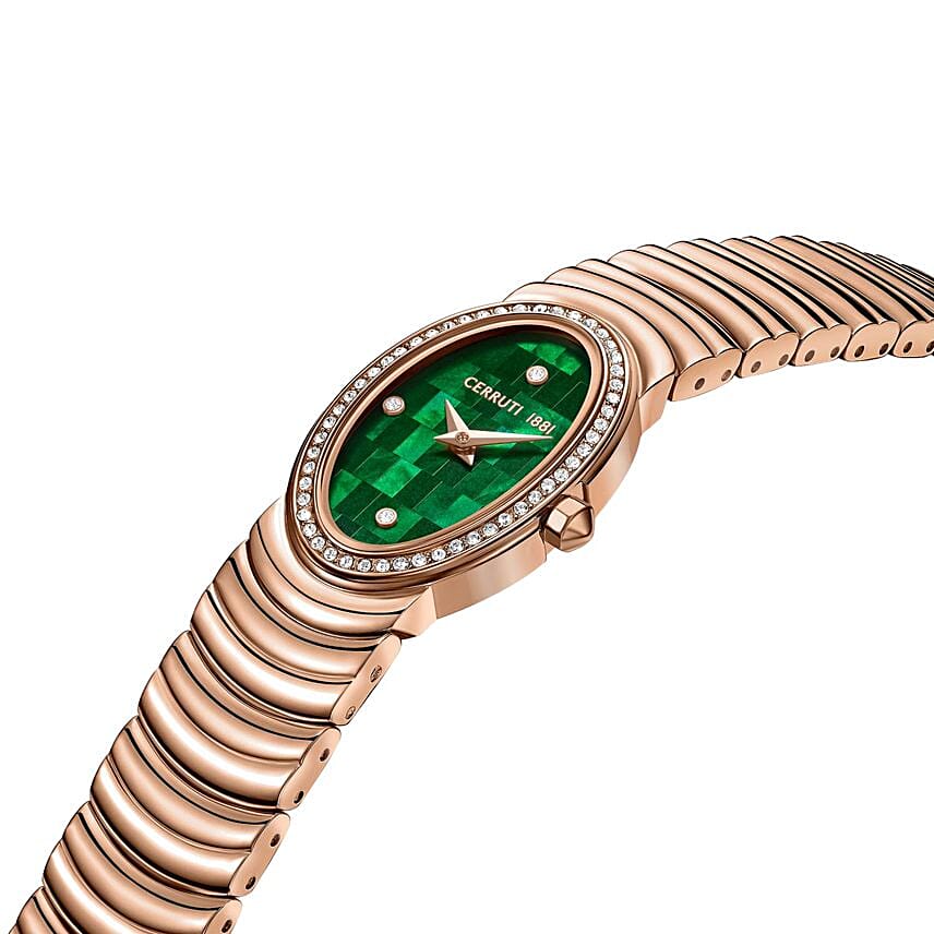 Order Cerruti 1881 Green MOP Luxury Watch Gift For Her Online | Same ...