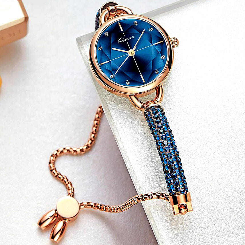Order KIMIO Shining Blue Watch Online | Same-Day Delivery UAE - Fnp.ae