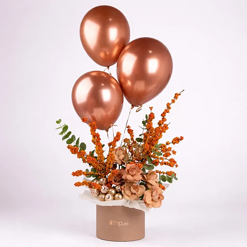 Order Rose Gold New Year Elegance Online | Same-Day Delivery UAE - Fnp.ae
