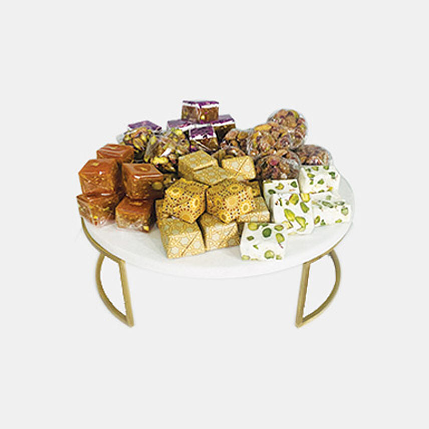 Online Marble Marvel Sweets Gift Tray Gift Delivery in Lebanon - FNP
