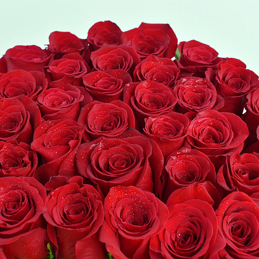 Online Full Of Love Red Roses In Red Box Gift Delivery in Lebanon - FNP