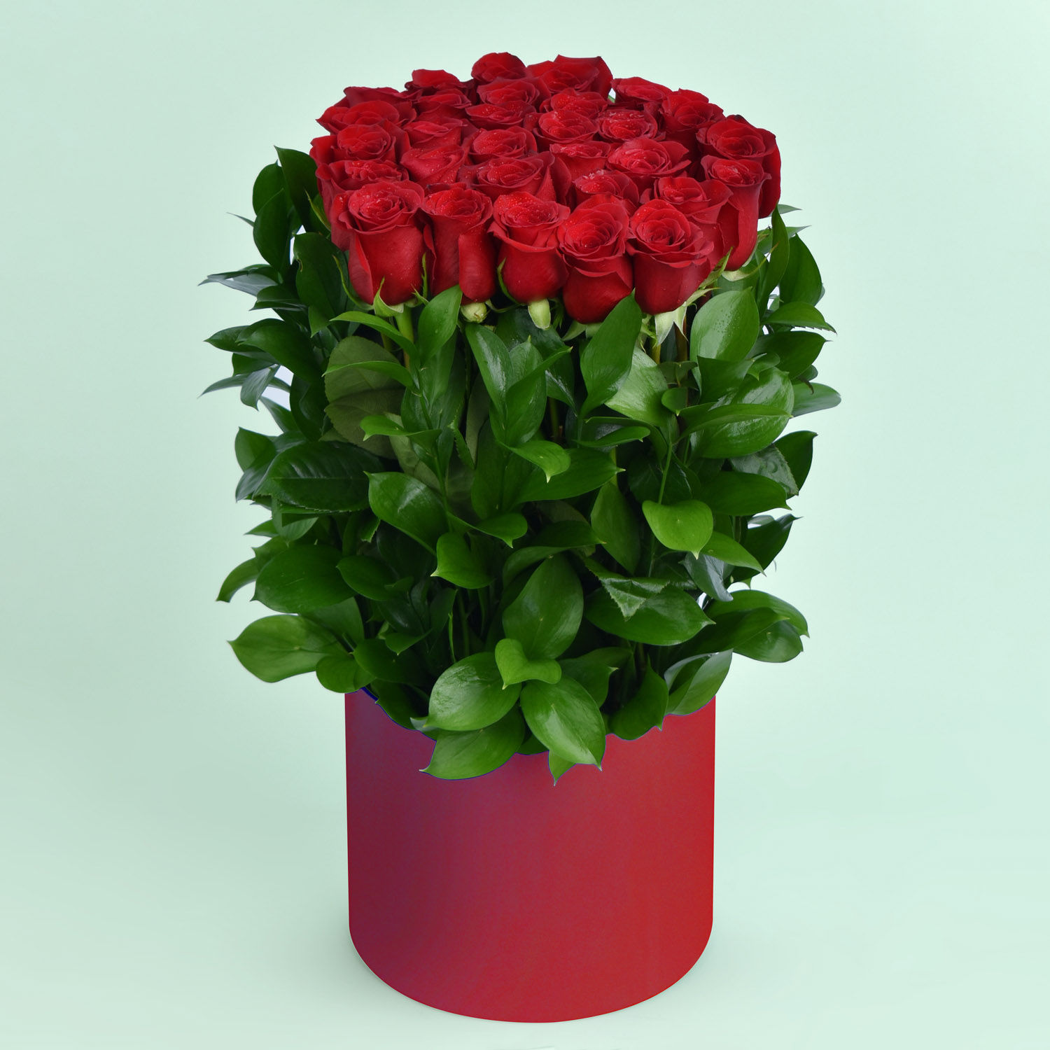 Online Full Of Love Red Roses In Red Box Gift Delivery in Lebanon - FNP