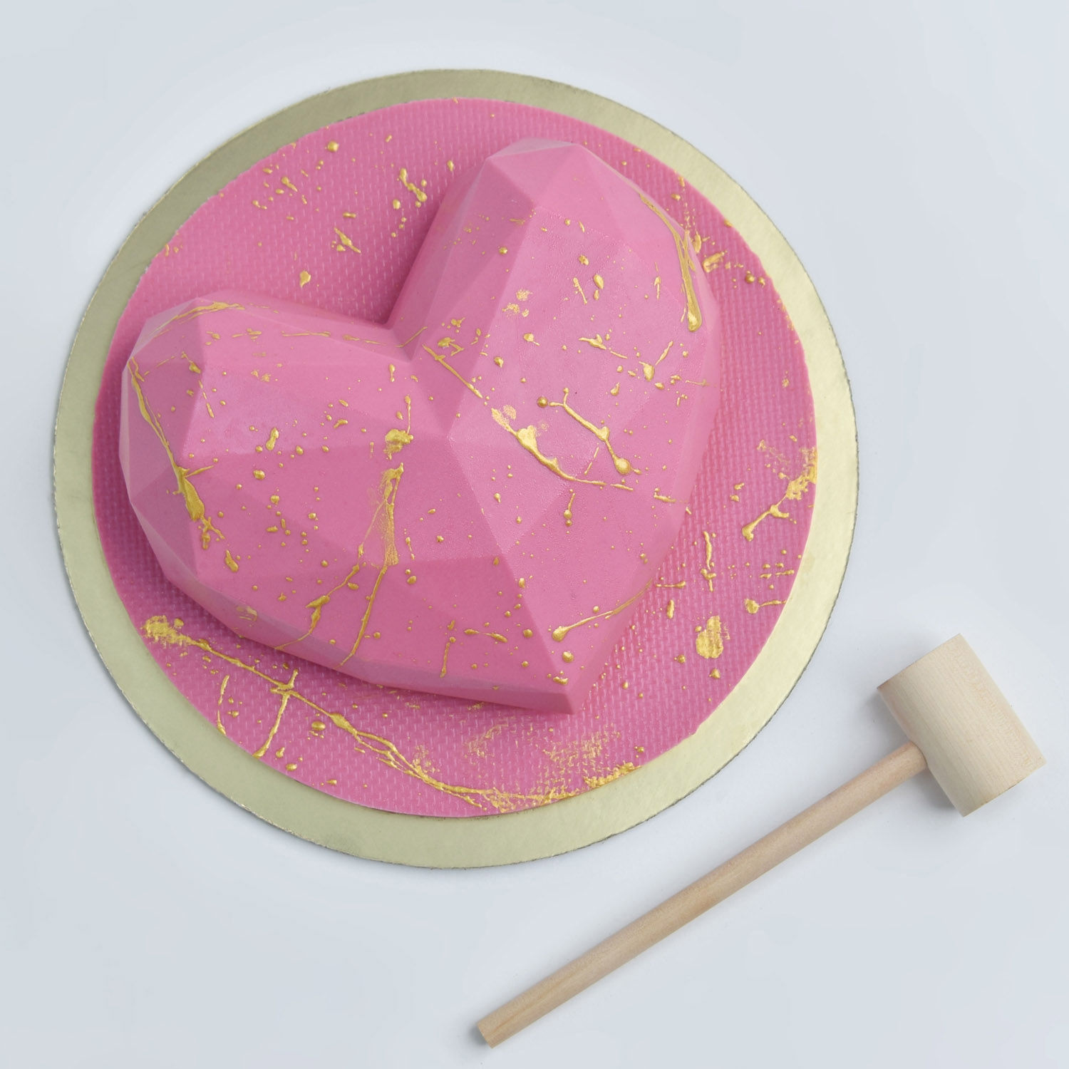 Online Pink Heart Pinata Chocolate Gift Delivery in Oman - Fnp.ae