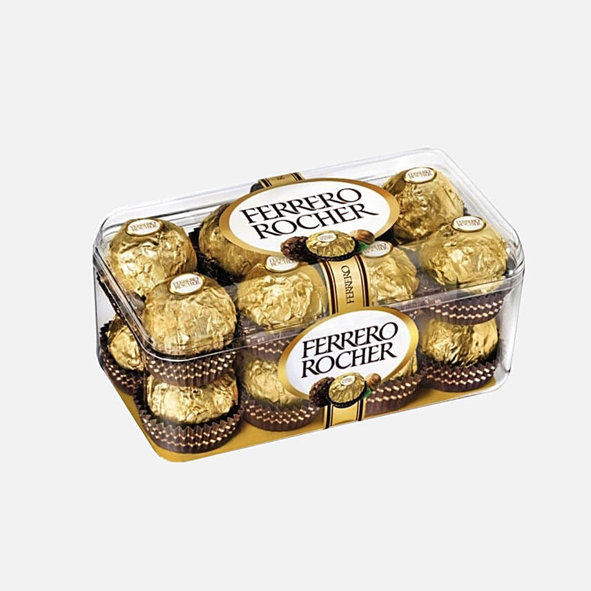 Online Sweet Pink Roses & Ferrero Rocher 16 Pcs Gift Delivery in Qatar ...