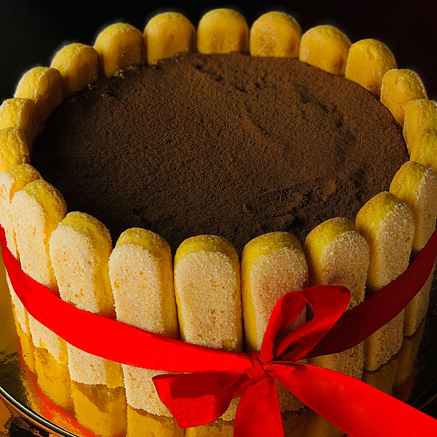 Online Classic Coffee Tiramisu Cake 1 Kg Gift Delivery in Qatar - Fnp.ae
