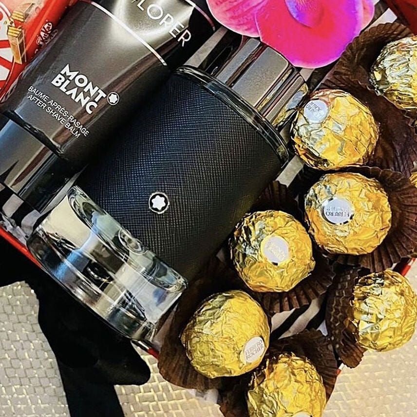 Online Mont Blanc Surprise Hamper Gift Delivery in Qatar - FNP