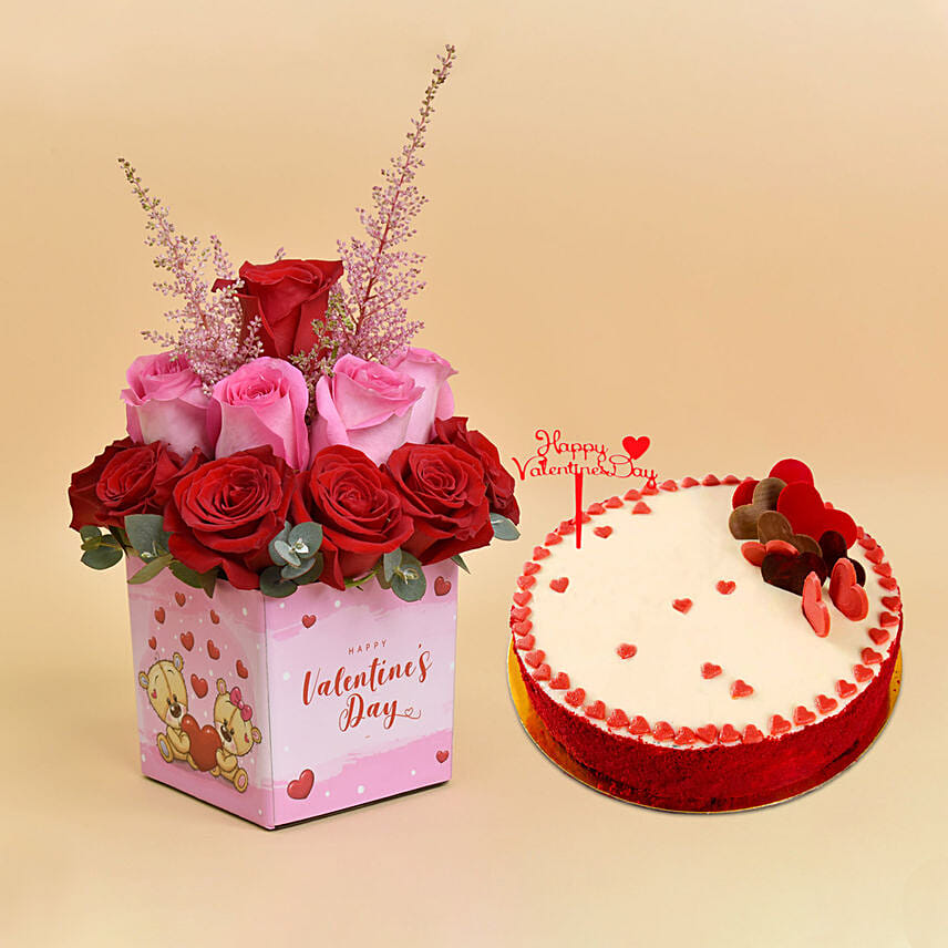 Online Valentine Complete Surprise Gift Delivery in Qatar - Fnp.ae