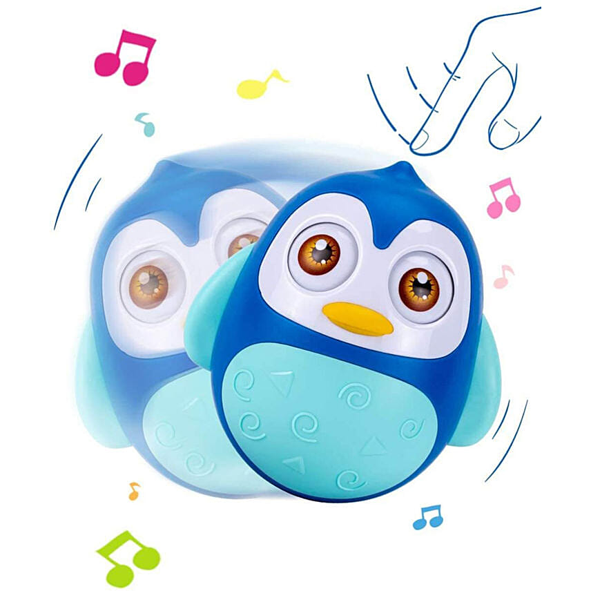 Online Roly Poly Blue Gift Delivery in Qatar - Fnp.ae