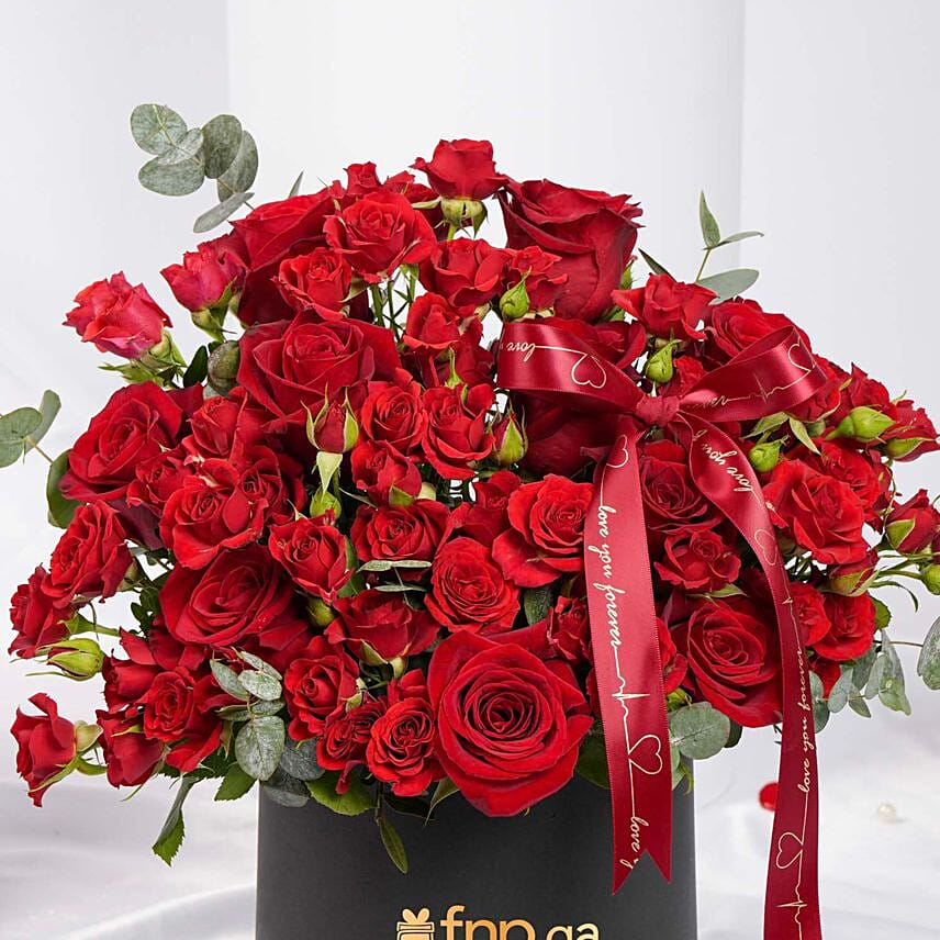 Online Red Roses Expression Arrangement Gift Delivery in Qatar - FNP