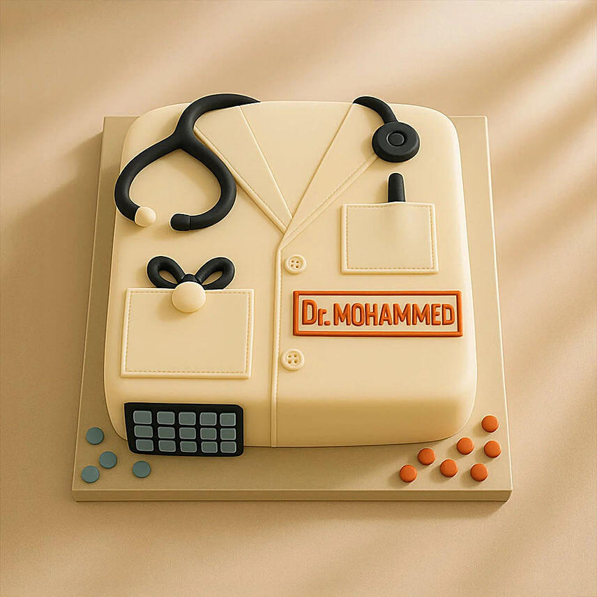 Online Congrats Doctor Graduation Cake Gift Delivery in Qatar - Fnp.ae