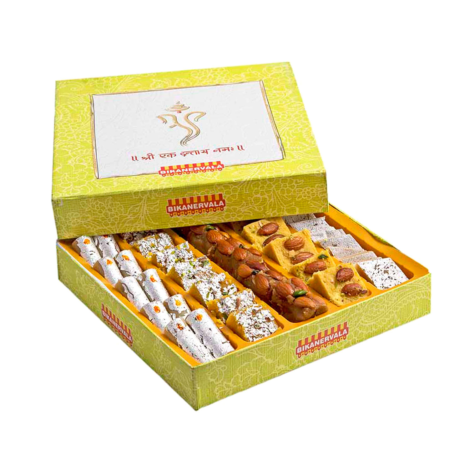 Online Panchratan Mix Sweet Box Gift Delivery in Qatar - Fnp.ae
