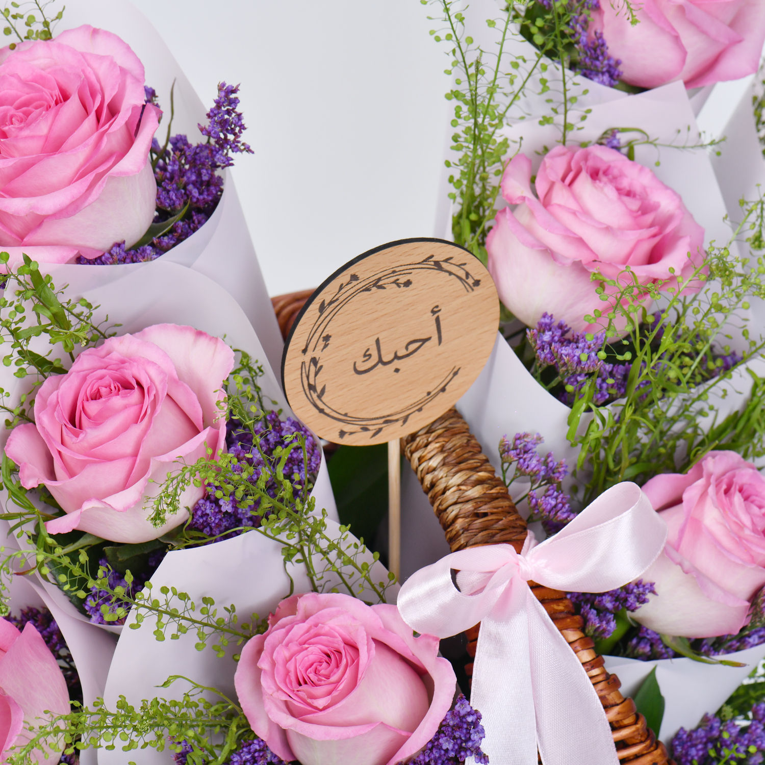 Online Sweet Pink Roses Gift Delivery in Qatar - FNP