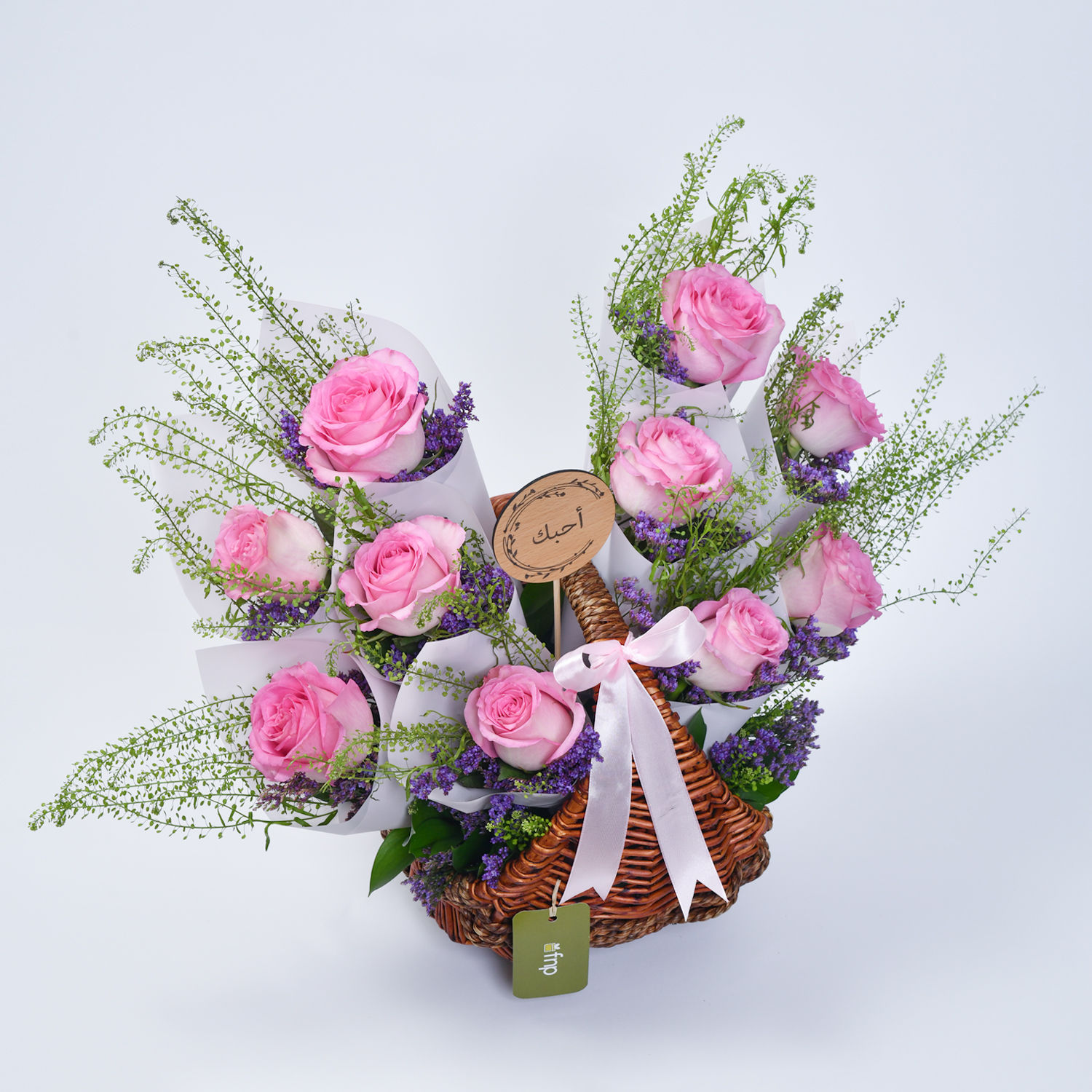 Online Sweet Pink Roses Gift Delivery in Qatar - FNP