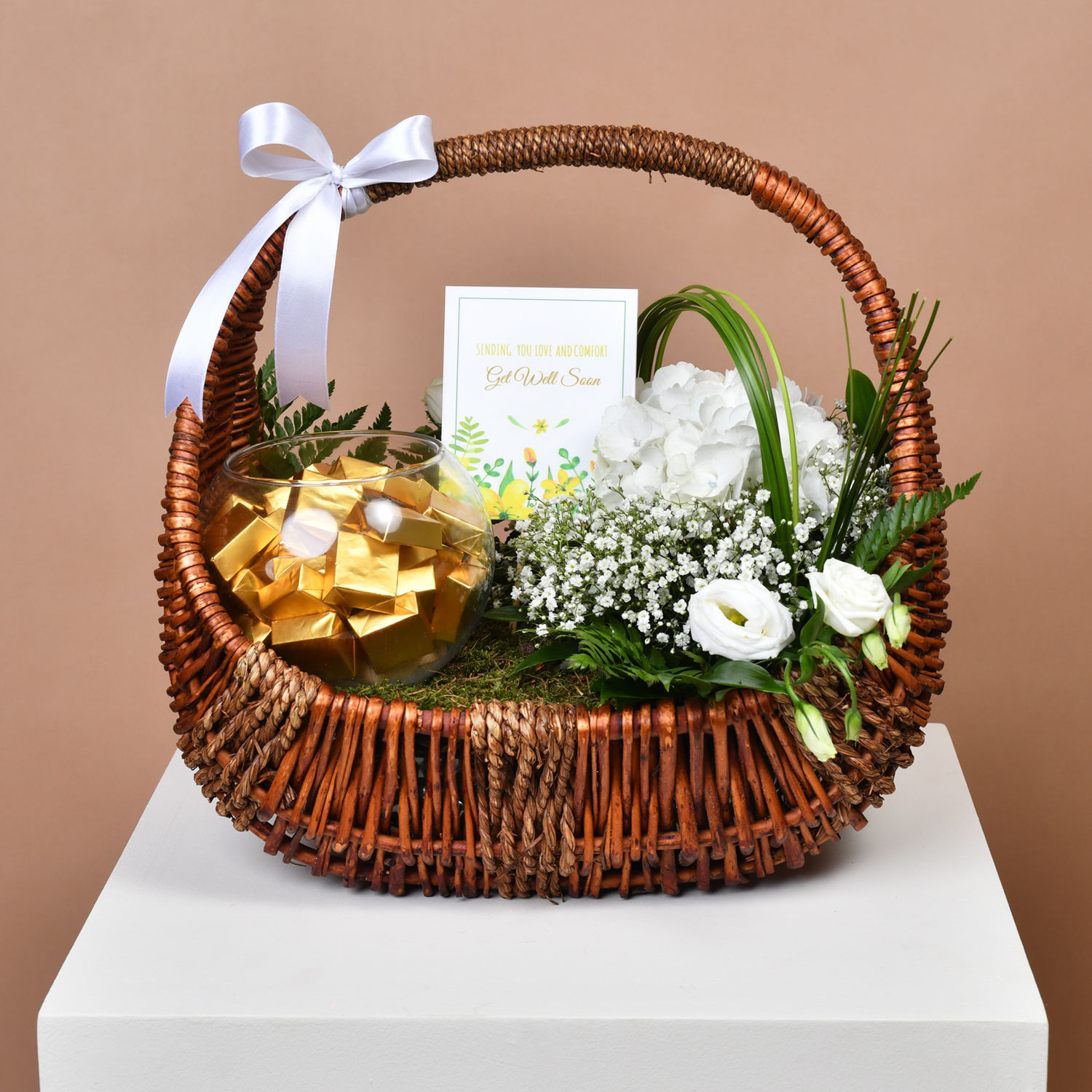 Online Hydrangea Chocolate Delight Gift Delivery in Qatar - FNP