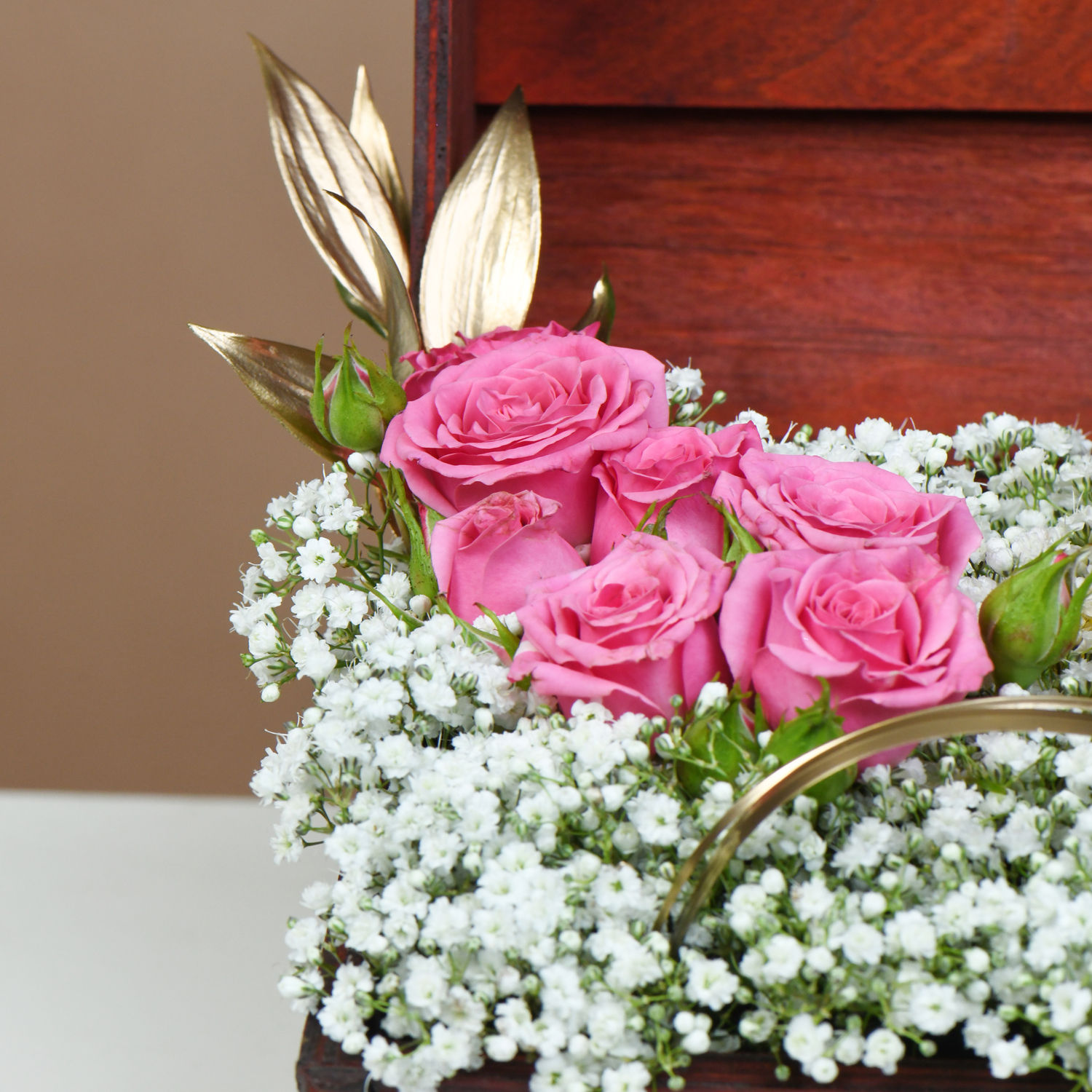 Online Roses with Perfume In Tressure Box Gift Delivery in Qatar - FNP