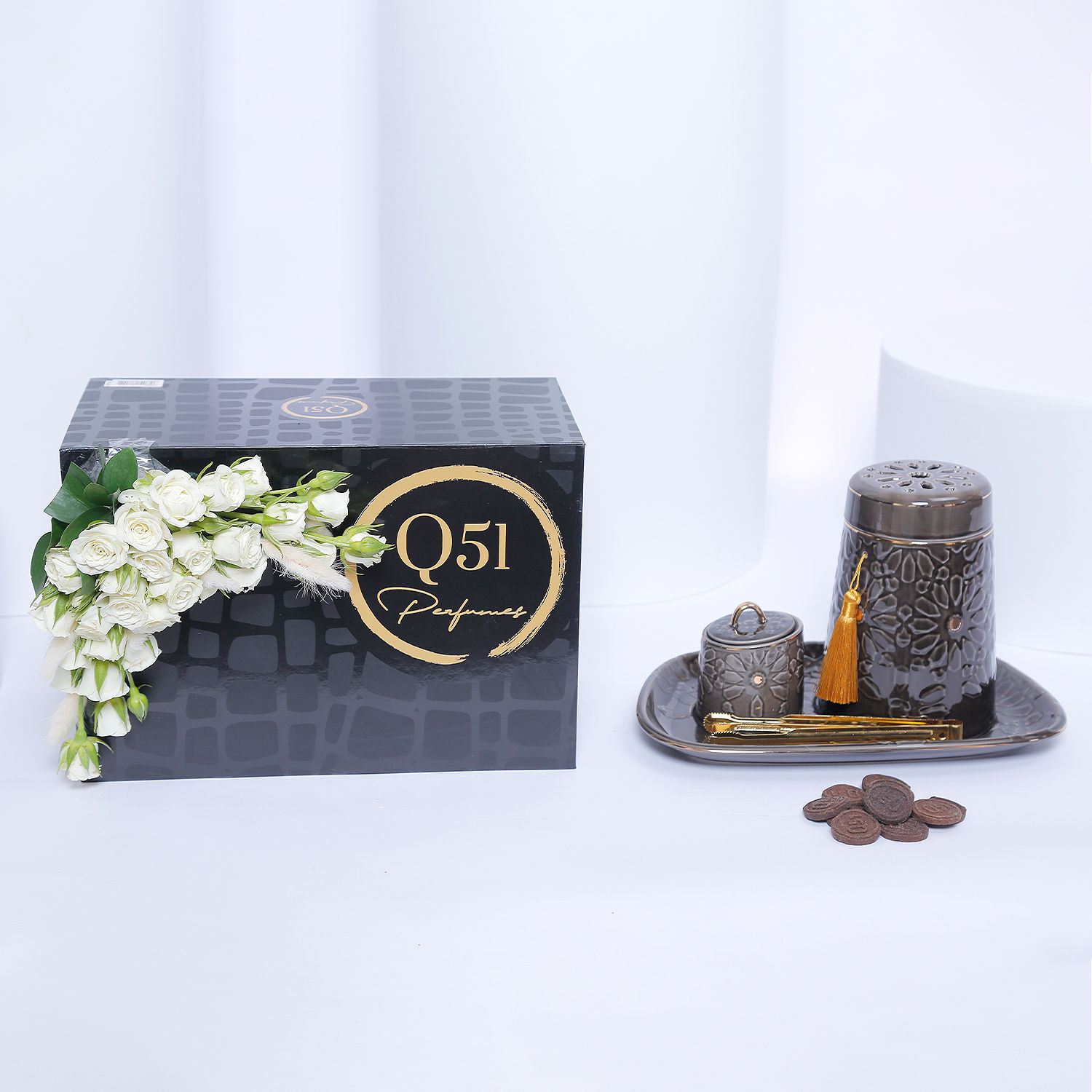 Online Black Incense Burner from Q51 Perfumes Gift Delivery in Qatar - FNP