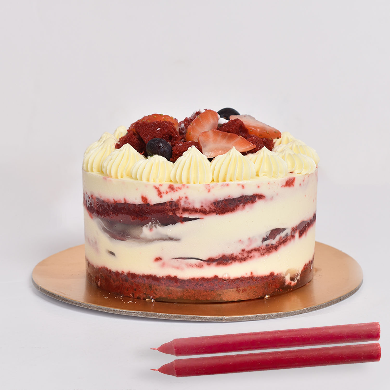 Online Mono Cake With Candle Gift Delivery in Qatar - FNP