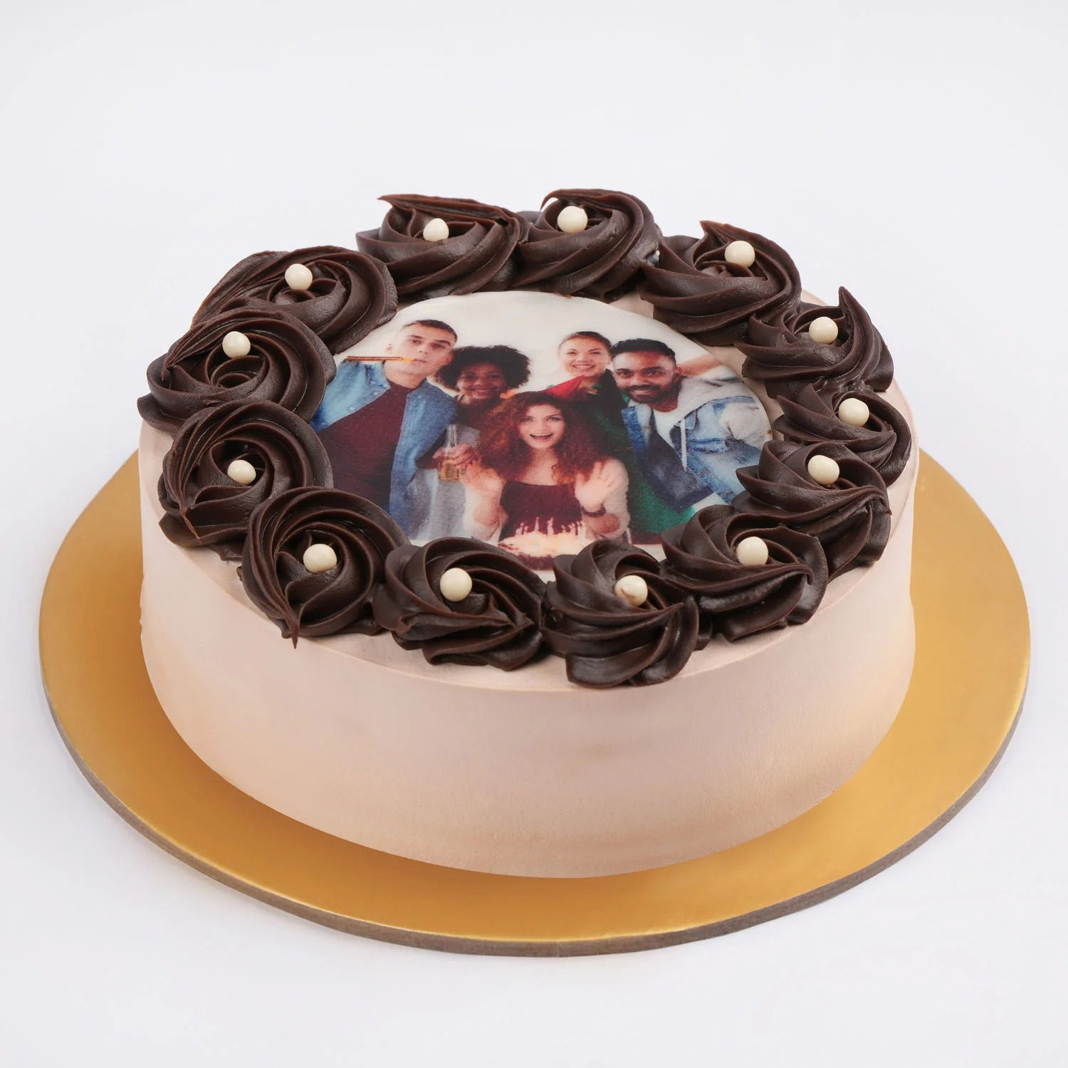 Online Sinful Symphony Photo Cake Gift Delivery in Qatar - Fnp.ae
